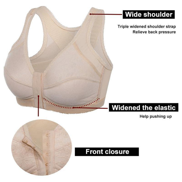 Front Closure Wireless Bra – Libiyi